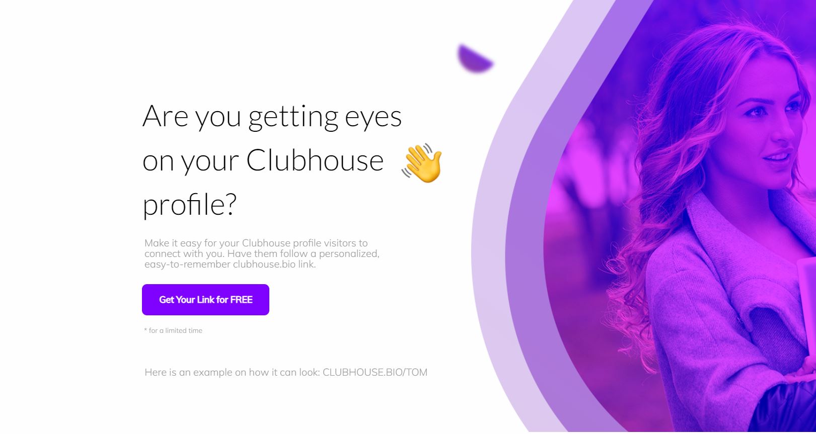 Clubhouse Bio Link | Home